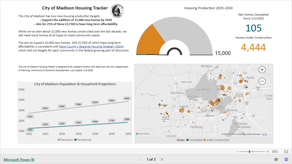 See Madison's housing numbers with the city's new tracker