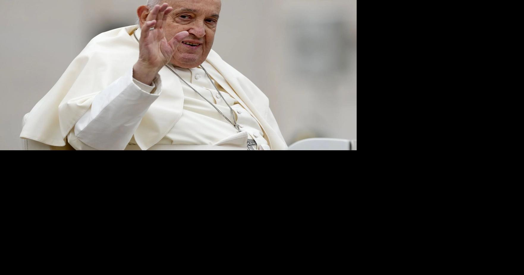 Madison Bishop reacts to the death of Pope Francis