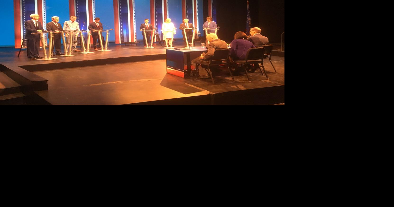 Eight Democrats face off in first debate of Wisconsin governor primary