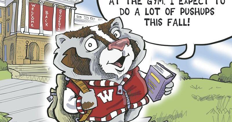Bucky Badgers' pushups win this week's You Toon caption contest