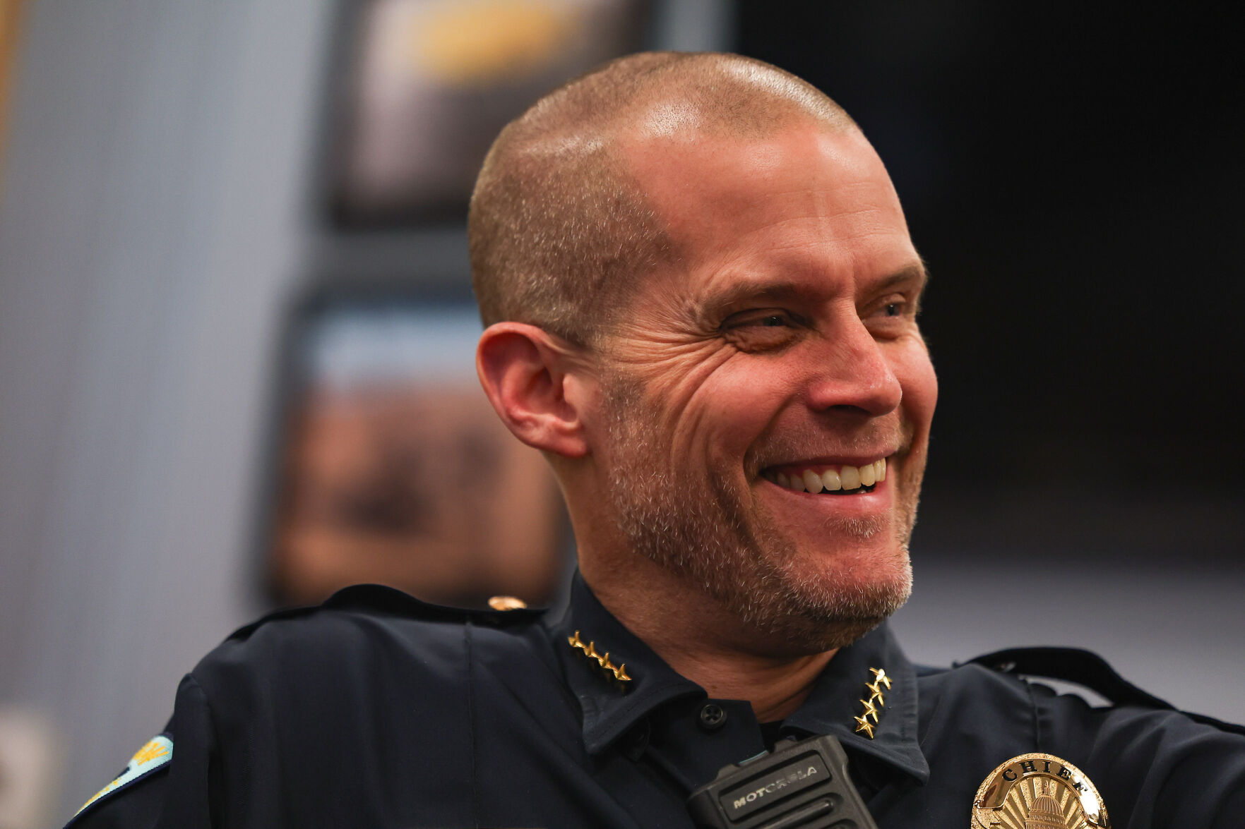 Acting Madison police chief talks raccoons, coffee and decor