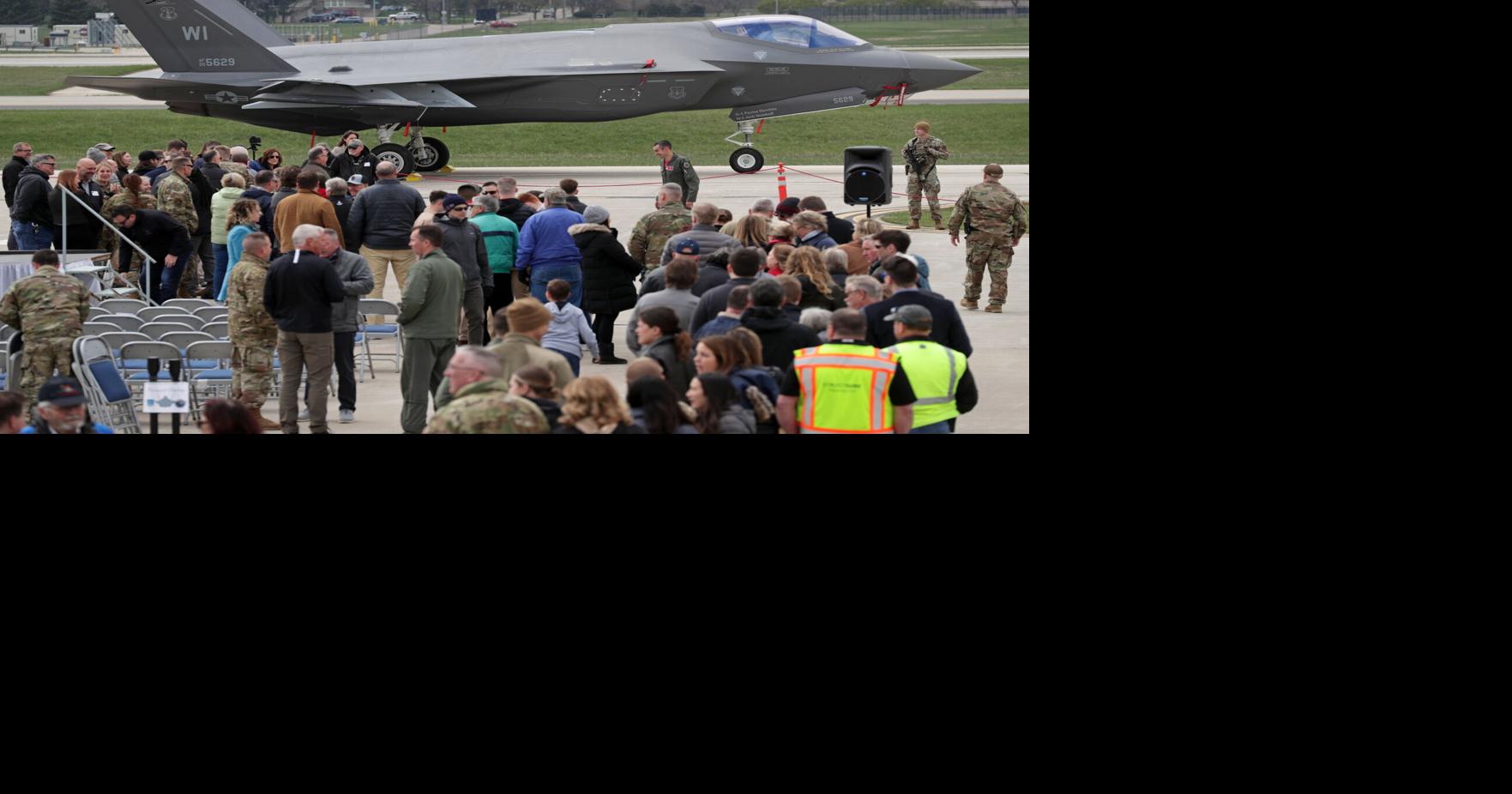Photos: F-35 fighter jet at the Wisconsin Air National Guard’s 115th ...
