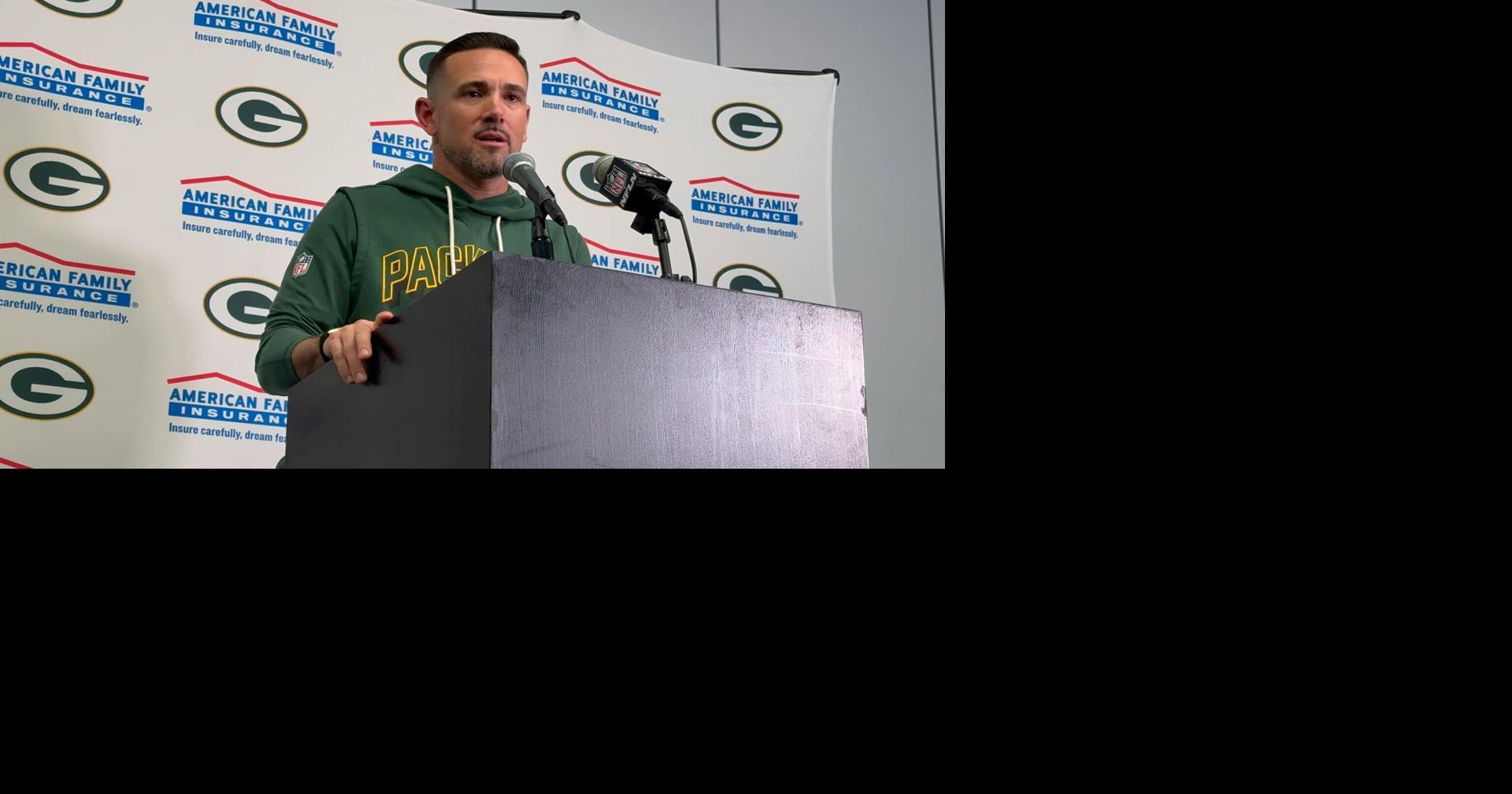 Packers Coach Matt LaFleur on resting players vs. Vikings