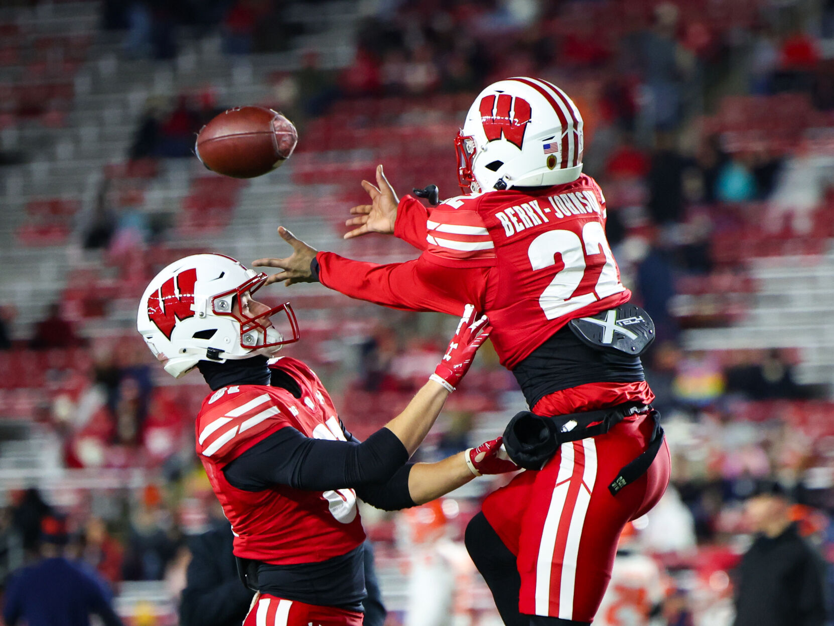Watch Wisconsin Badgers fans storm field at Camp Randall