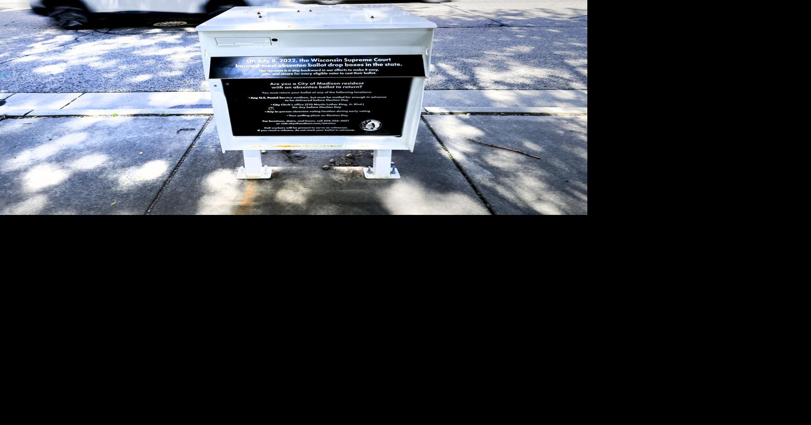 Ballot drop boxes are back in business in Madison