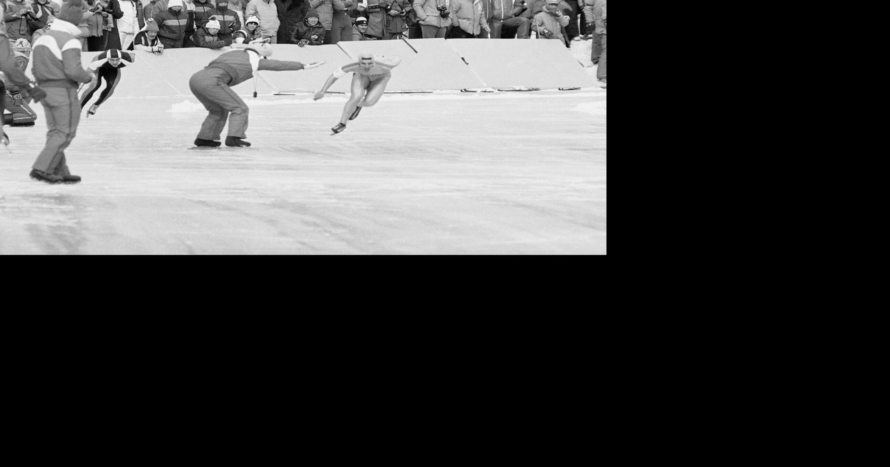 Eric Heiden wins 1,000 meters gold at 1980 Winter Game