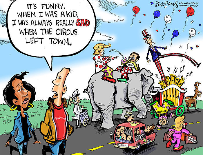 Hands on Wisconsin: The circus is leaving town
