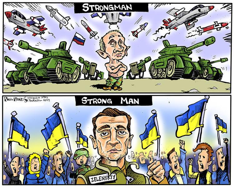 Phil Hands' editorial cartoons