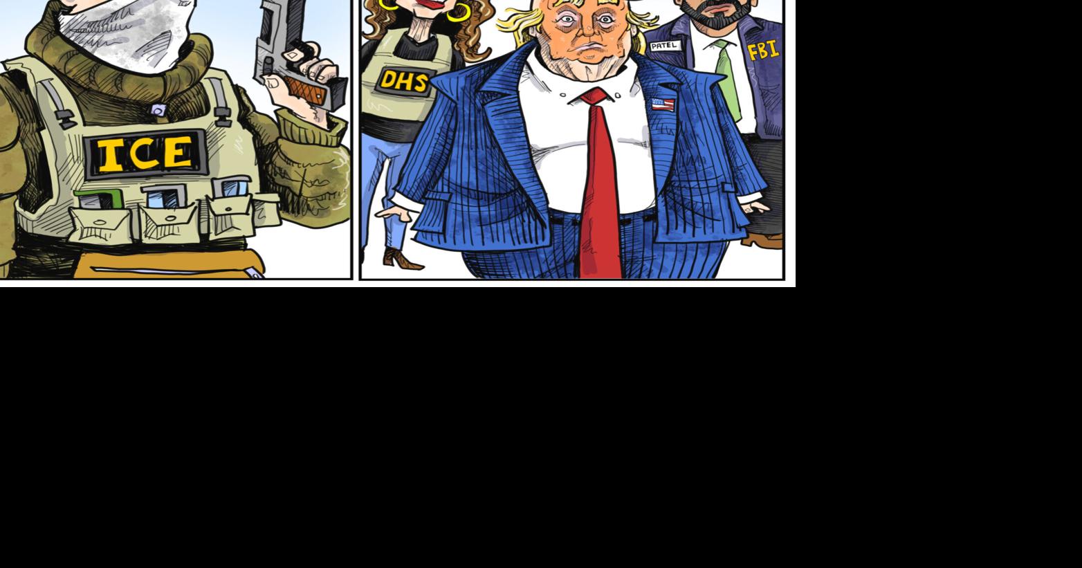 Trump officials are scared of probe in Phil Hands’ cartoon