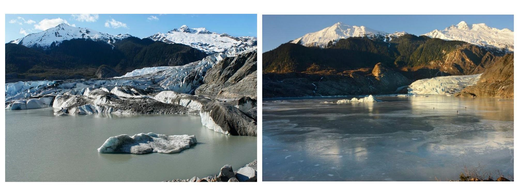 The Mendenhall glacier, Alaska