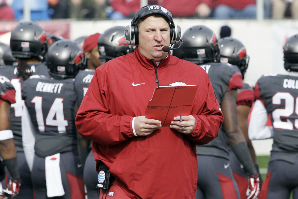 College football: Bret Bielema gets extension, raise from Arkansas