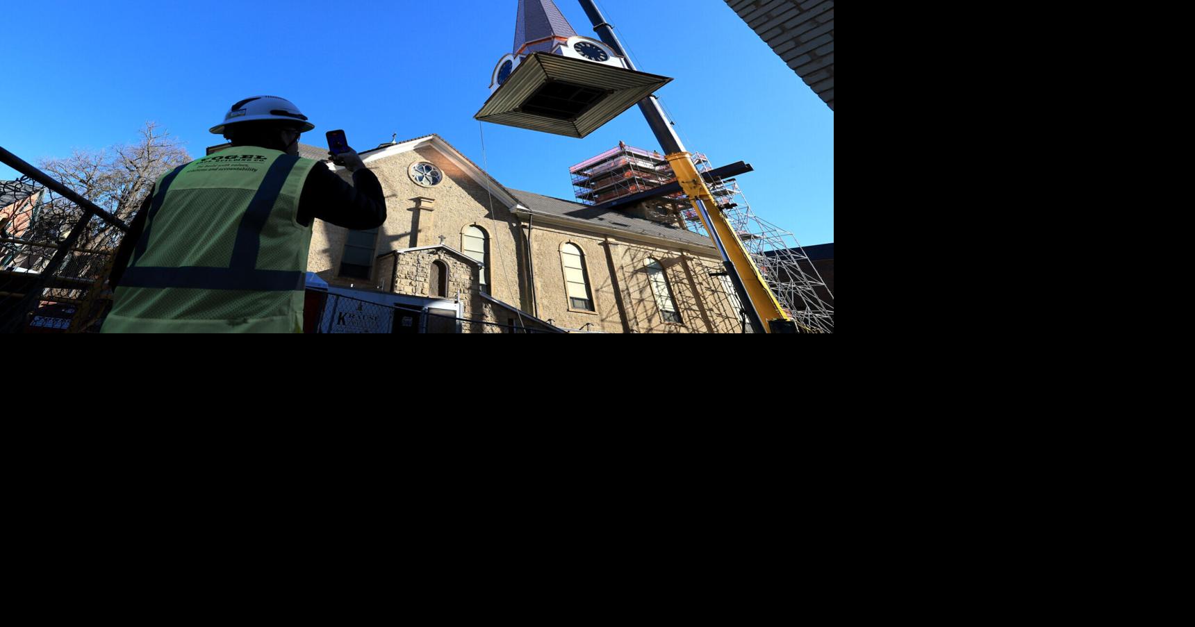 Holy Redeemer Catholic Church in Madison gets new steeple