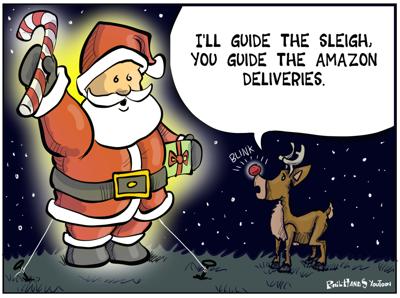 Amazon deliveries win this week's You Toon caption contest