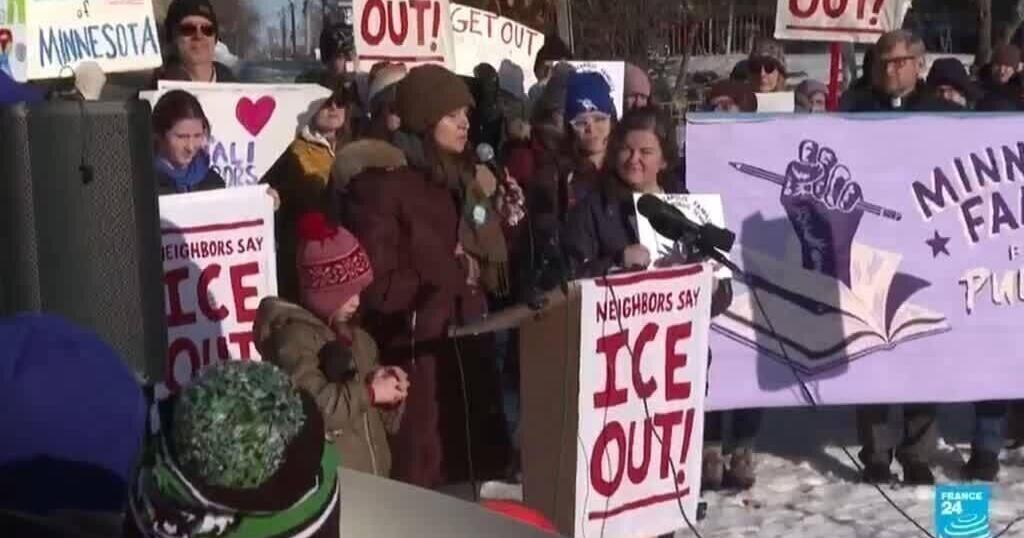 Protest erupts in Minneapolis after fatal ICE shooting of activist