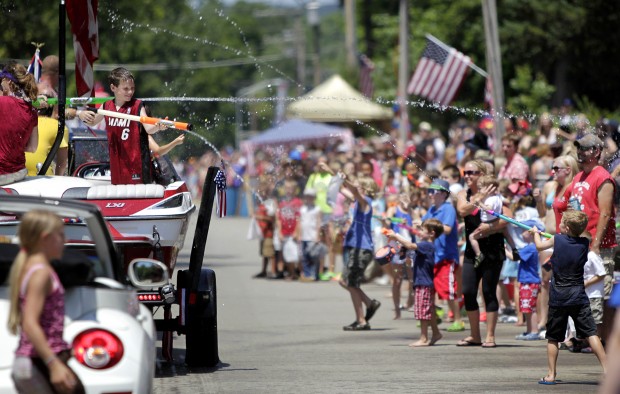 Water flies at Token Creek Independence Day celebration