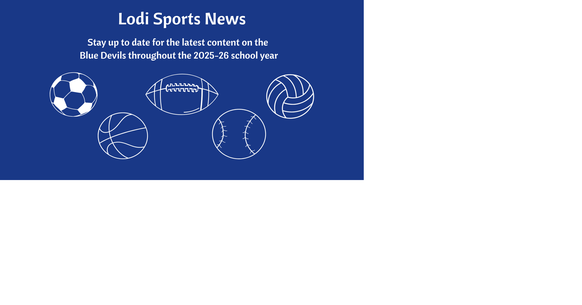 All the latest sports news from Lodi during the 2025-26 school year