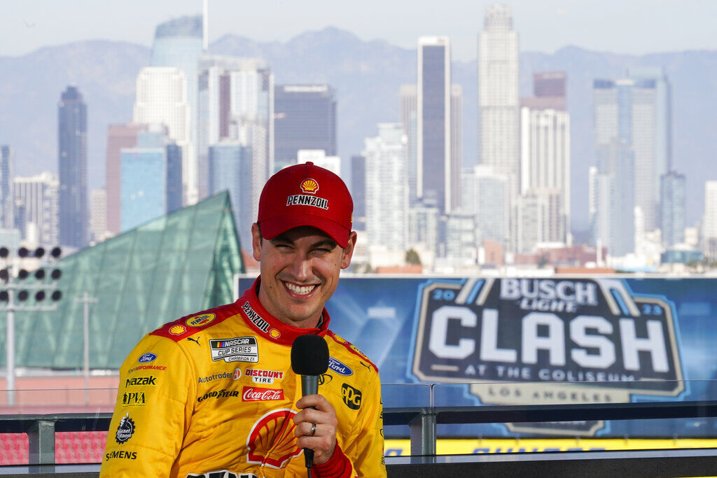 New-look Logano leads NASCAR back to the L.A. Coliseum