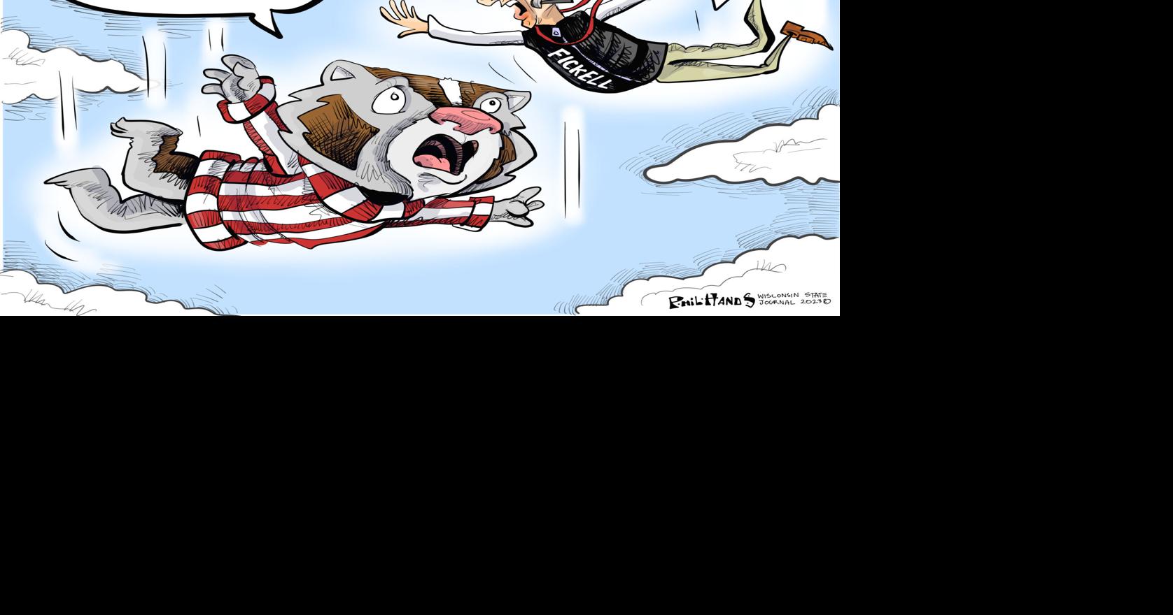 Wisconsin Badgers' air raid offense is a free fall