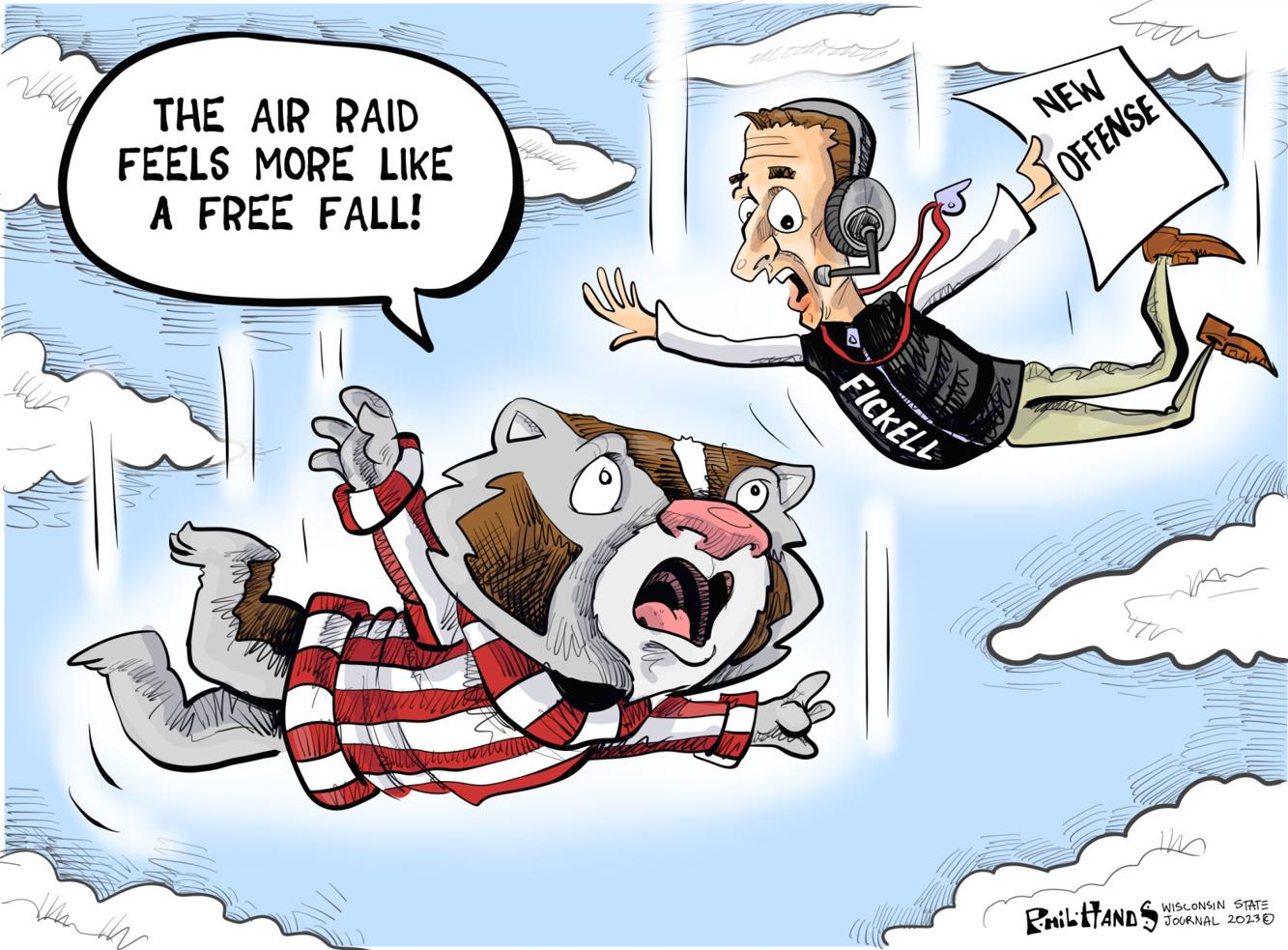 UW football season is a disaster in Phil Hands’ cartoon
