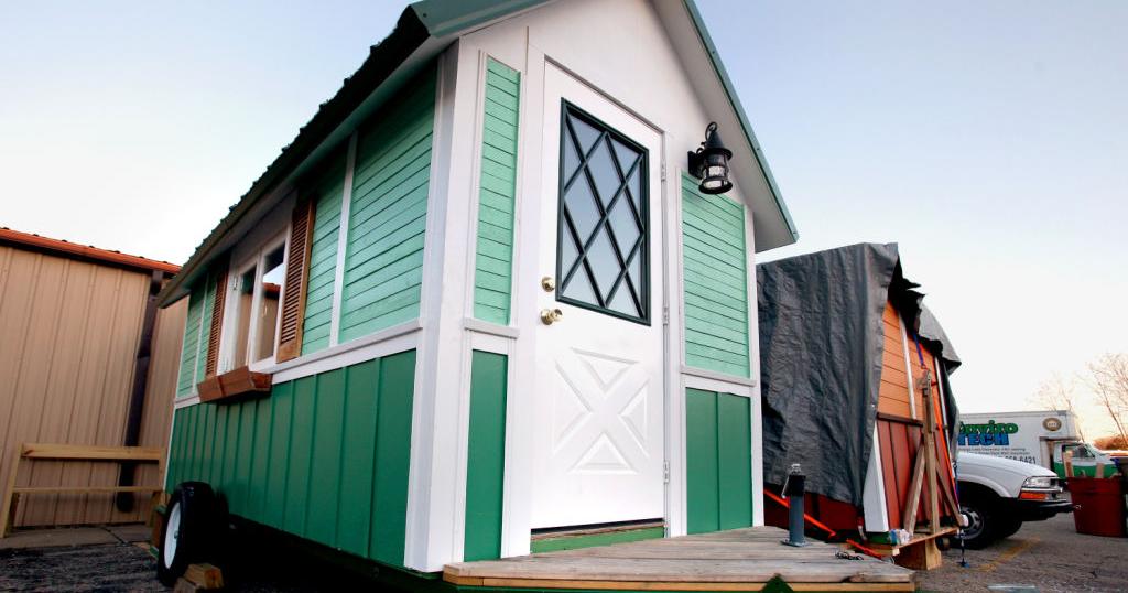 Photos: A glimpse inside first completed tiny home for homeless