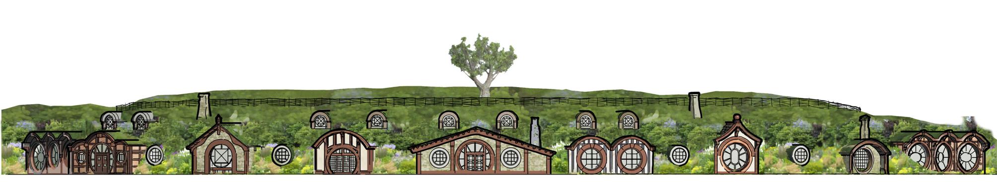 Epic's Underhill Elevations dining hall rendering