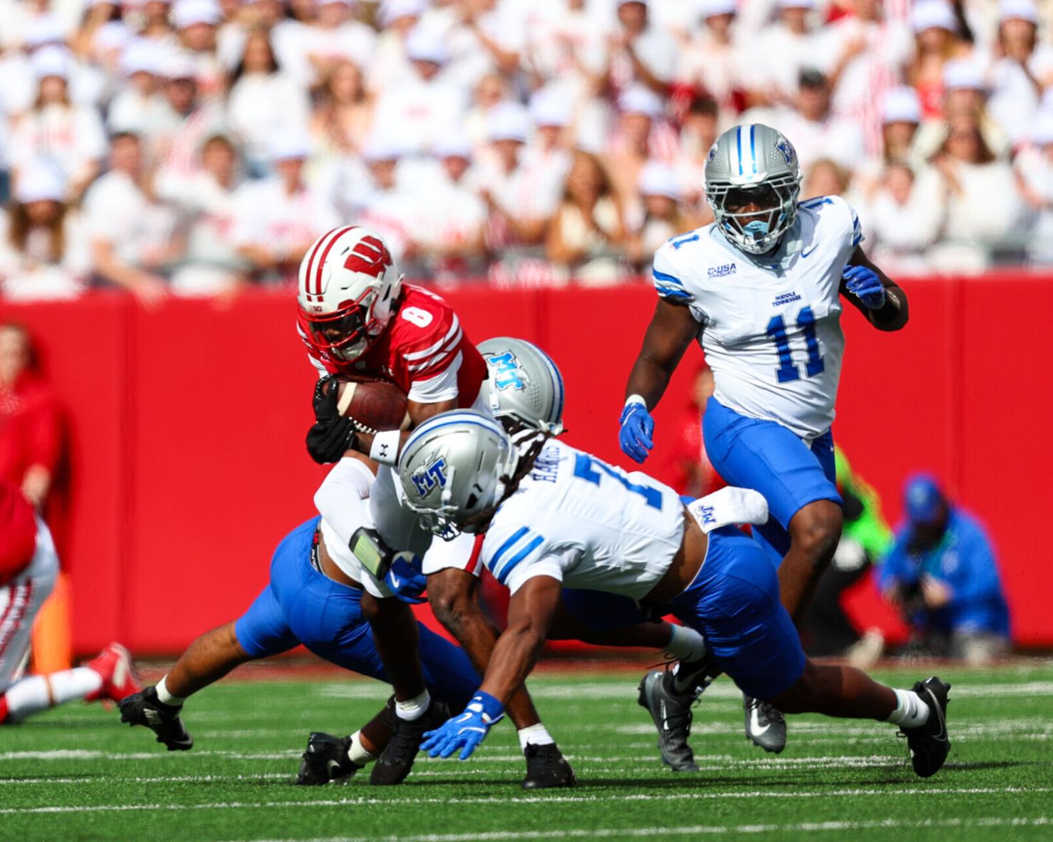Key plays from Wisconsin football's win vs. Middle Tennessee