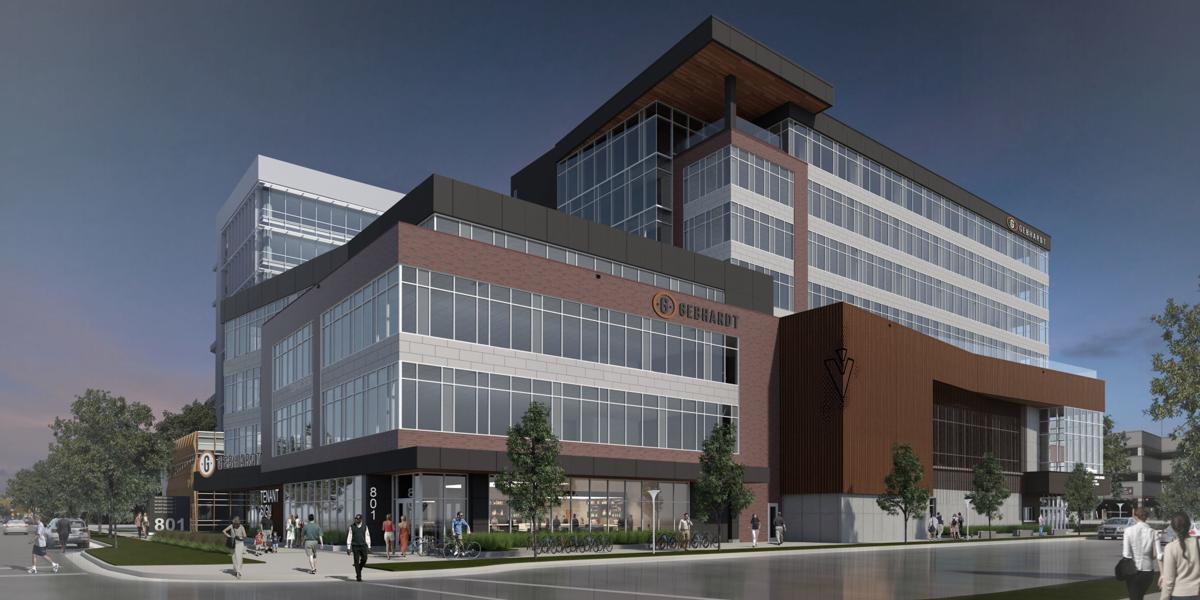 The Cosmos design uses public plaza to gain additional four stories