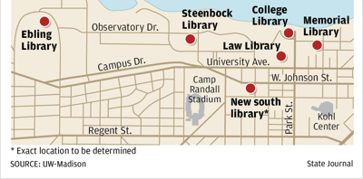 UW-Madison library plan would create six 'hubs,' close 22 libraries and ...