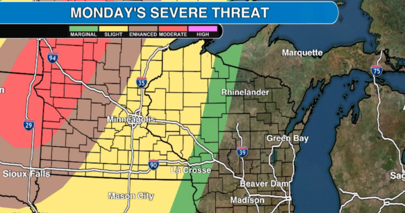 Severe weather threat returns to Wisconsin for Memorial Day and ...