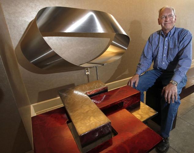 Former UW chancellor John Wiley's art featured throughout Madison