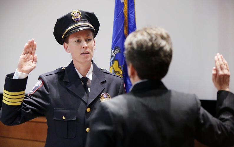 New UW-Madison Police Chief Kristen Roman sworn in