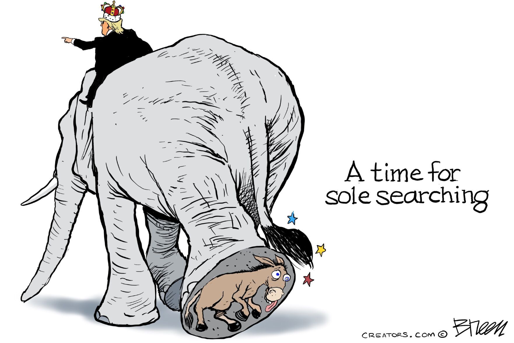 20 political cartoons draw out Donald Trump's win