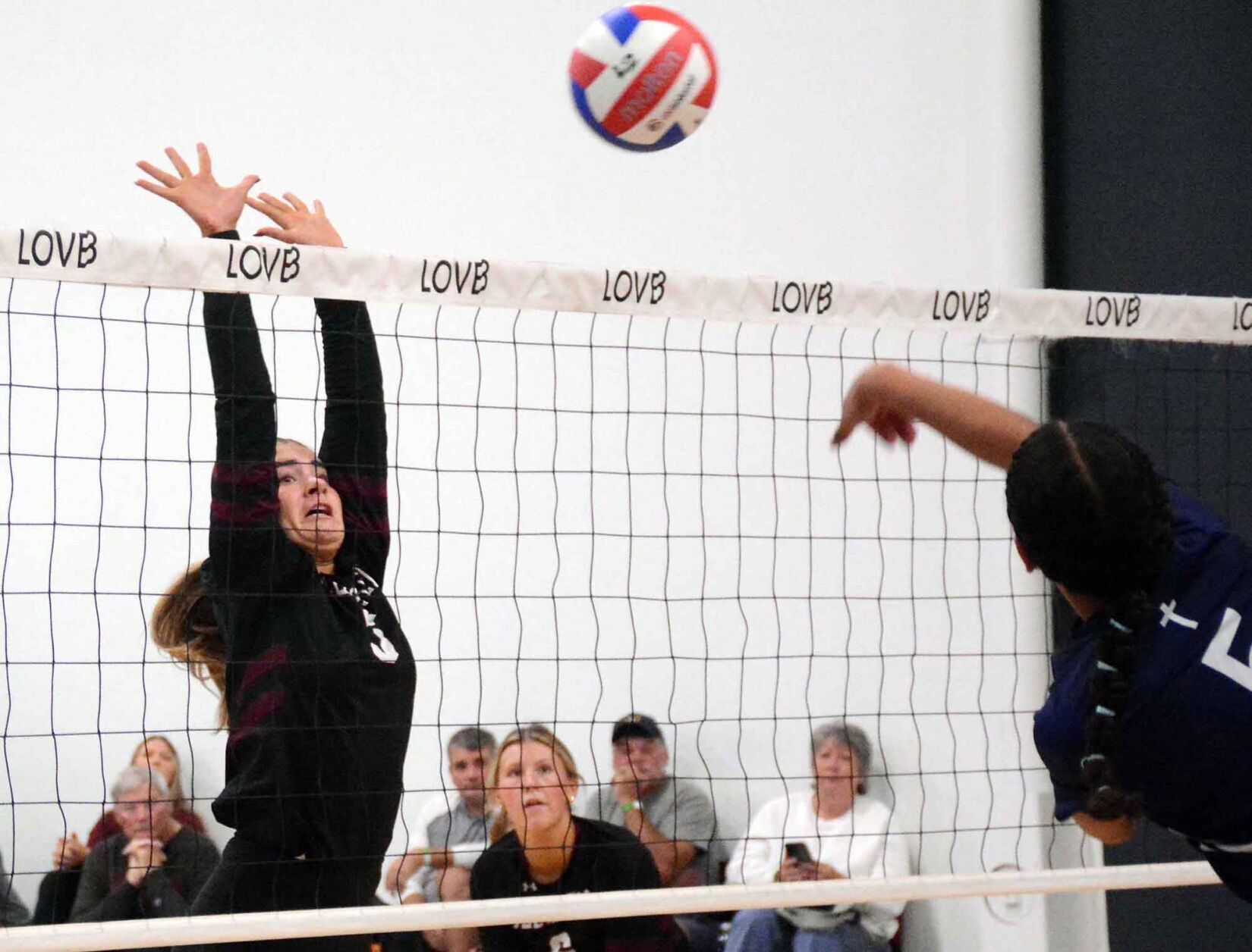 Photos: Scene from the Trailways Conference volleyball tournament