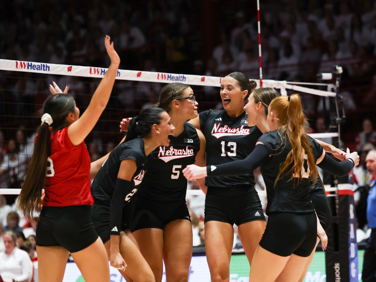 Nebraska volleyball sweeps Wisconsin in battle of rivals