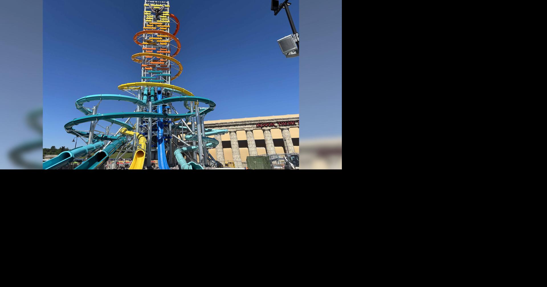 Tallest waterslide in US opens in Wisconsin Dells