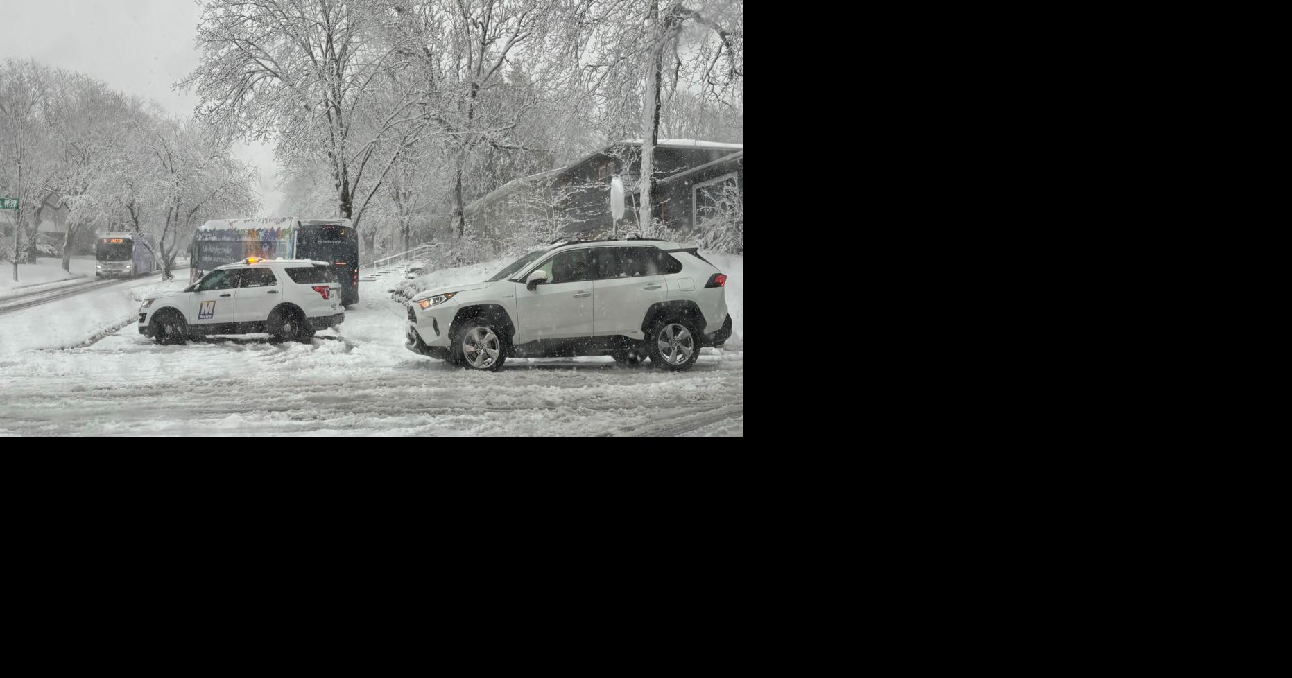 See live traffic conditions as spring snow hits Madison