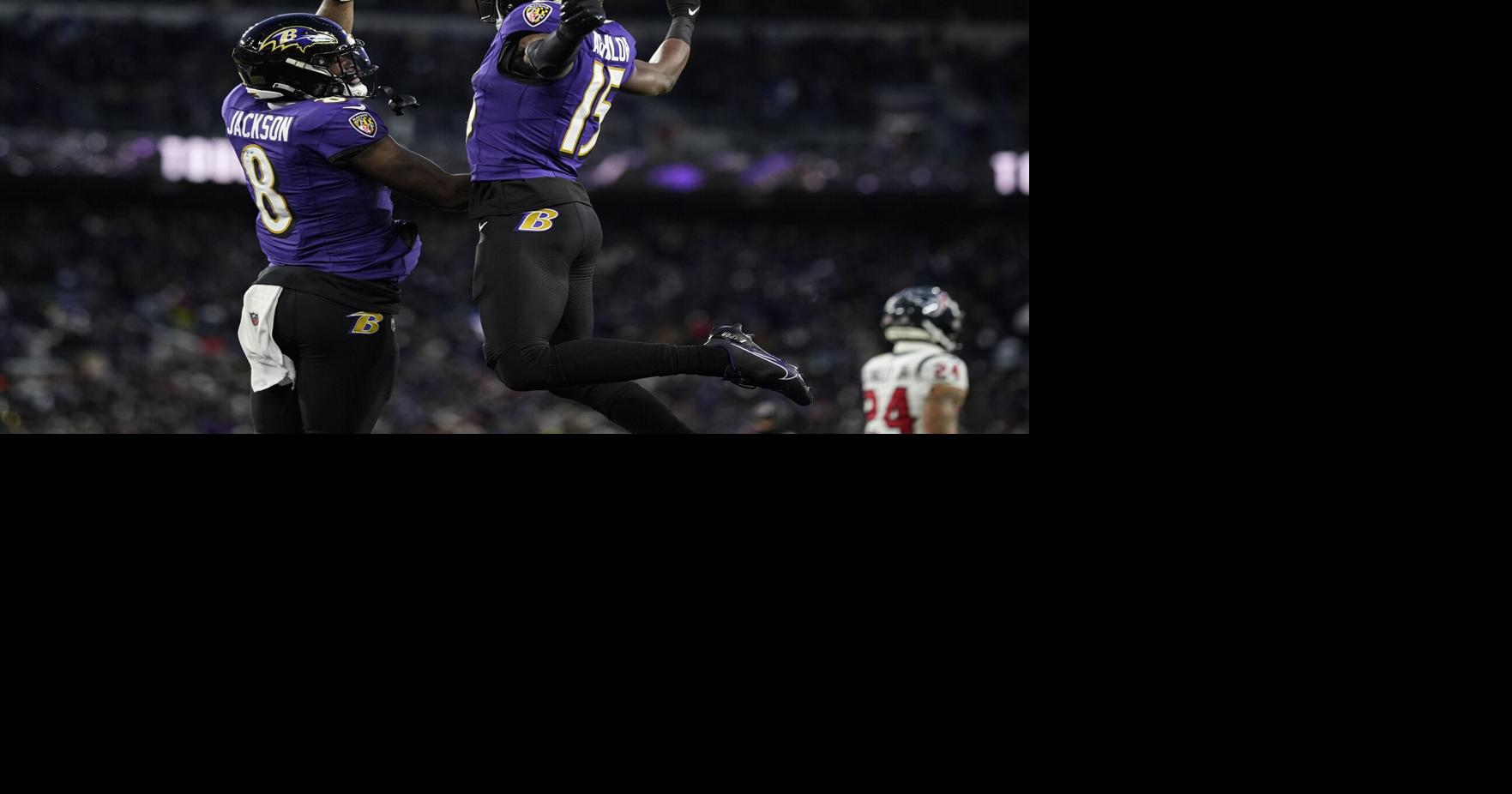 It's Mahomes vs. Jackson for the first time in the playoffs. And there ...