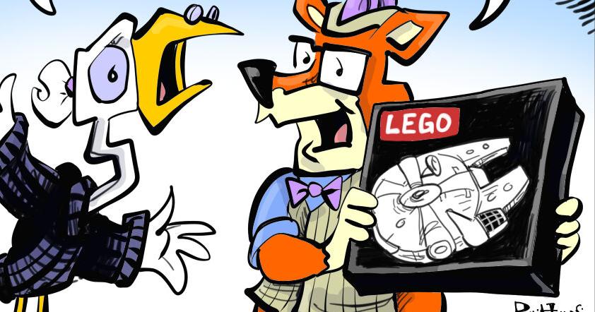 Oscar Fox turns to Legos to deal with election stress
