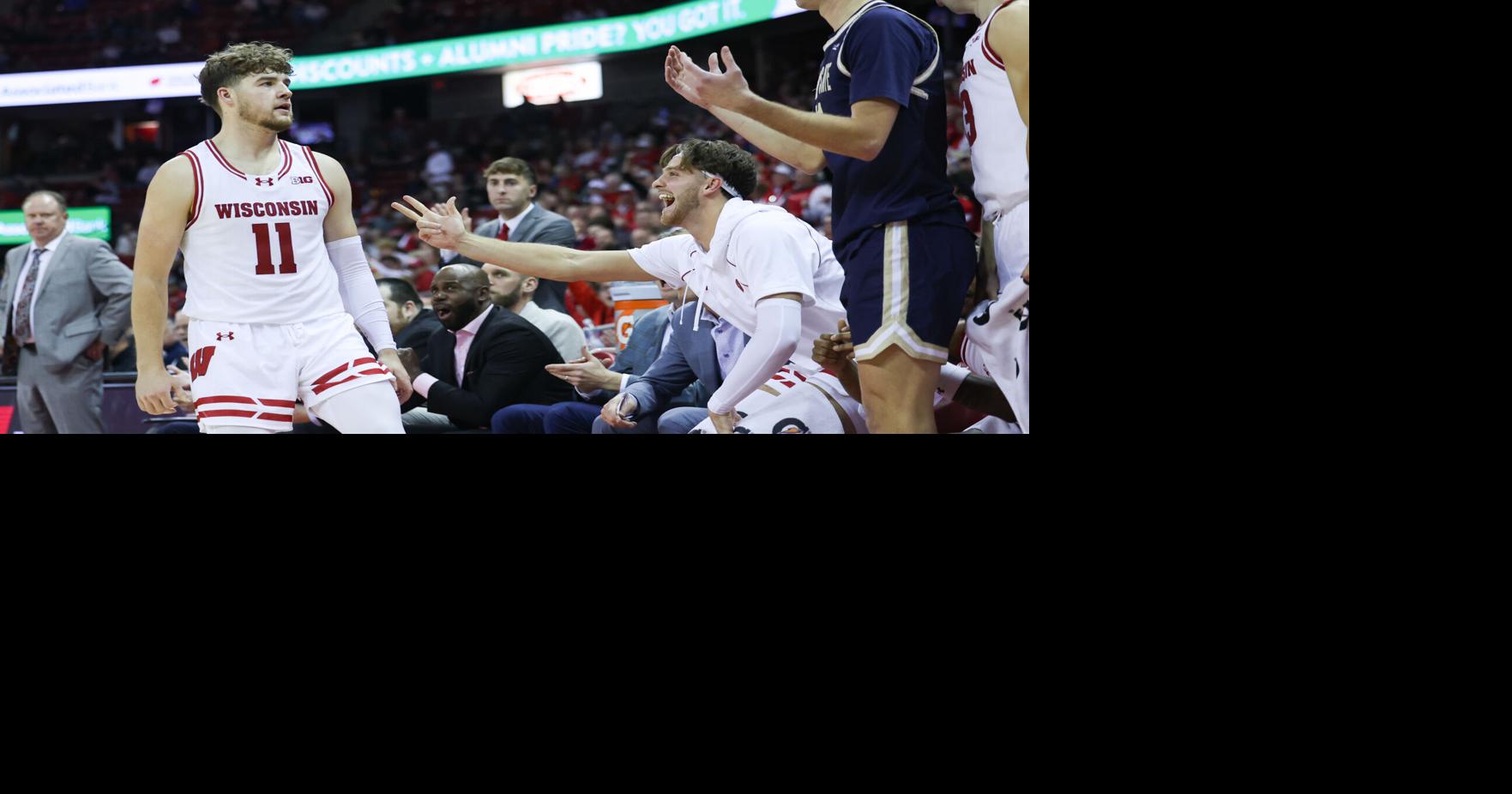 Max Klesmit finds offense for Wisconsin men's basketball