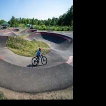 New pump track, other bicycling additions at south Madison park and school