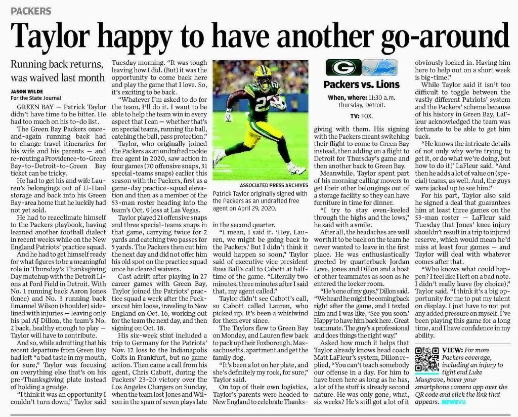 Taylor happy to have another go-around