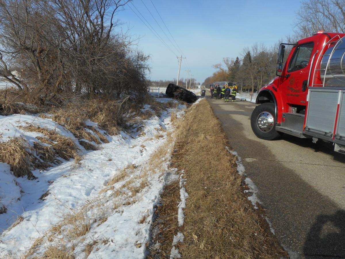 One person dead in town of Beloit crash, vehicle fire, police say