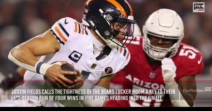 Justin Fields on Closeness Within Bears Locker Room