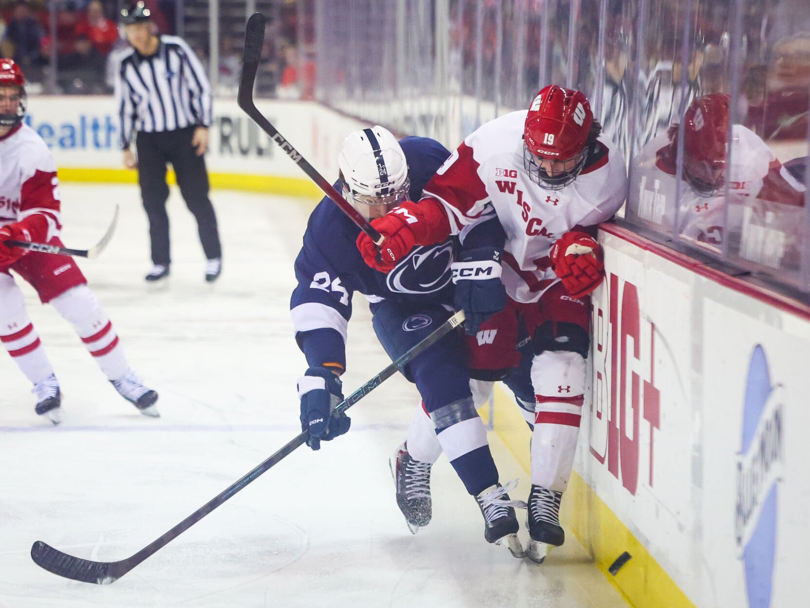 No. 8 Penn State clobbers No. 5 Wisconsin men's hockey