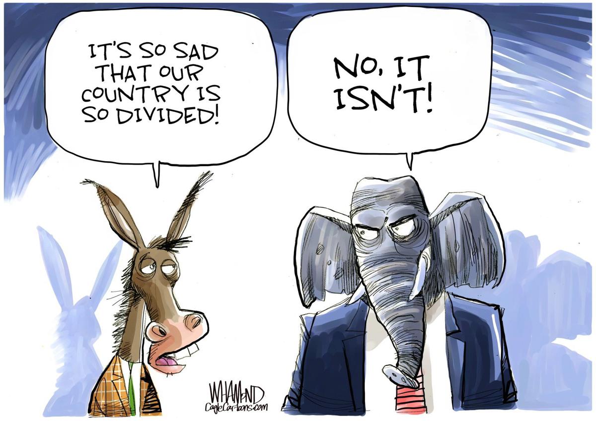 Divided nation debates its division, in Dave Whamond's latest political ...