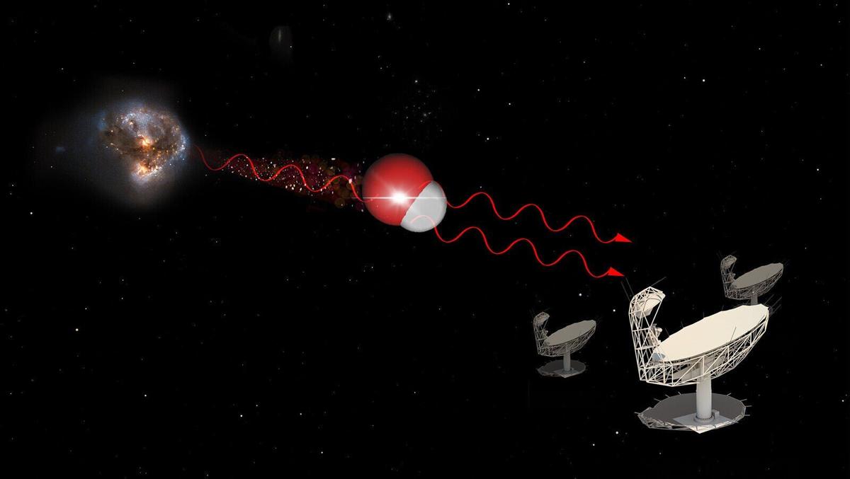 Powerful 'megamaser' space laser spotted by South African telescope