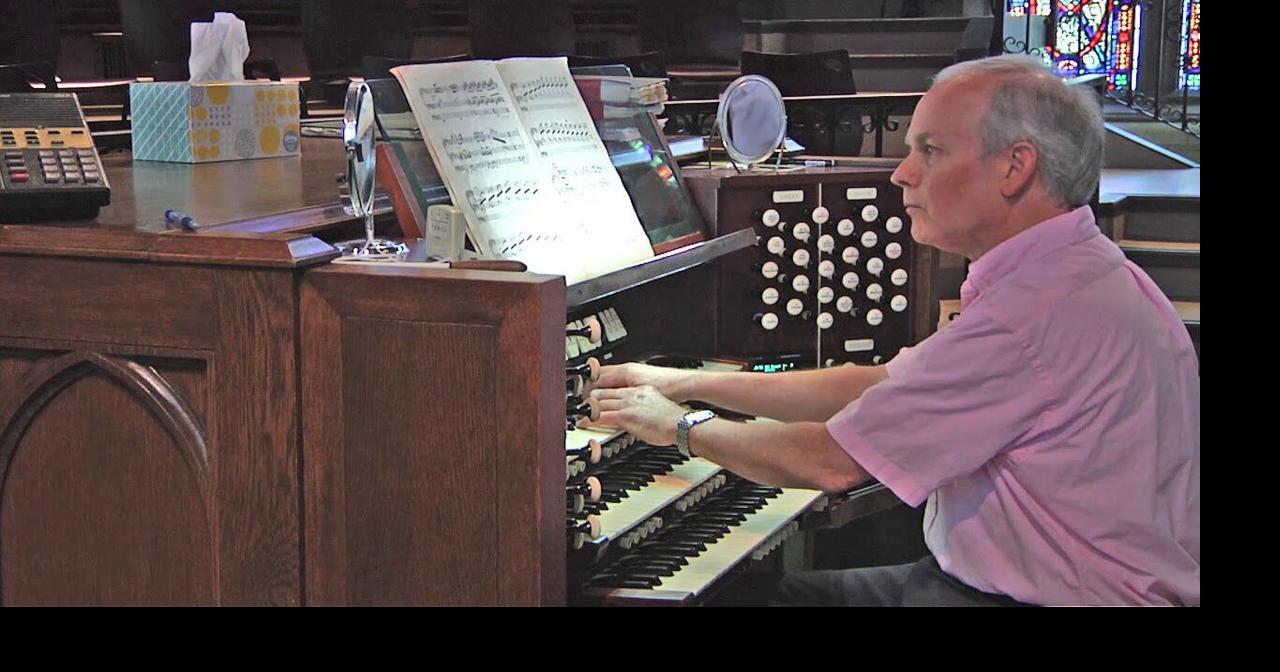 Video: Organist Bruce Bengtson performs his final weekly church concert