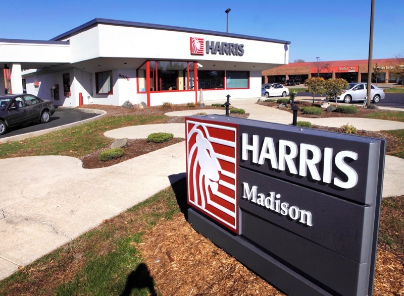 New kid on the block: Harris Bank looks to boost its share of market