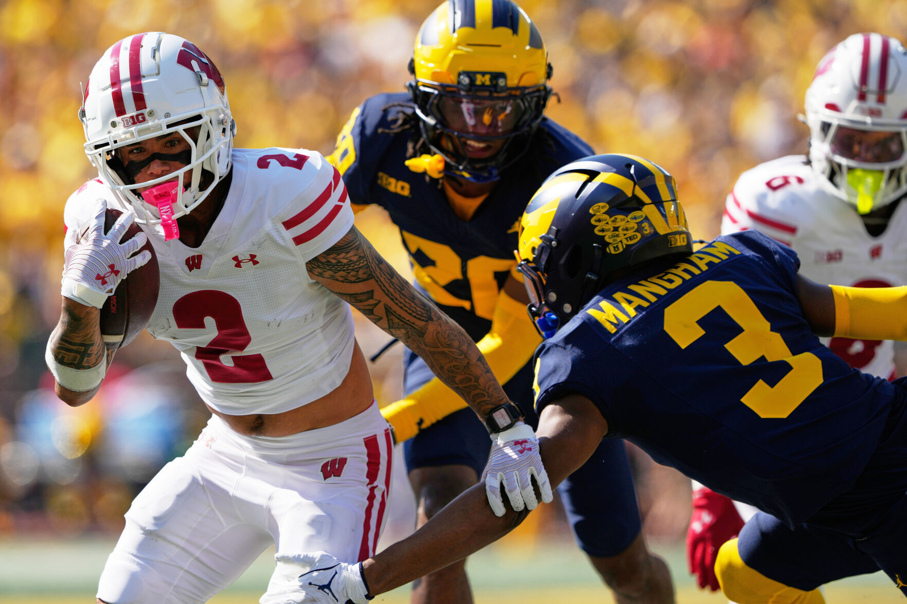 Where can I watch the Wisconsin Badgers game on TV