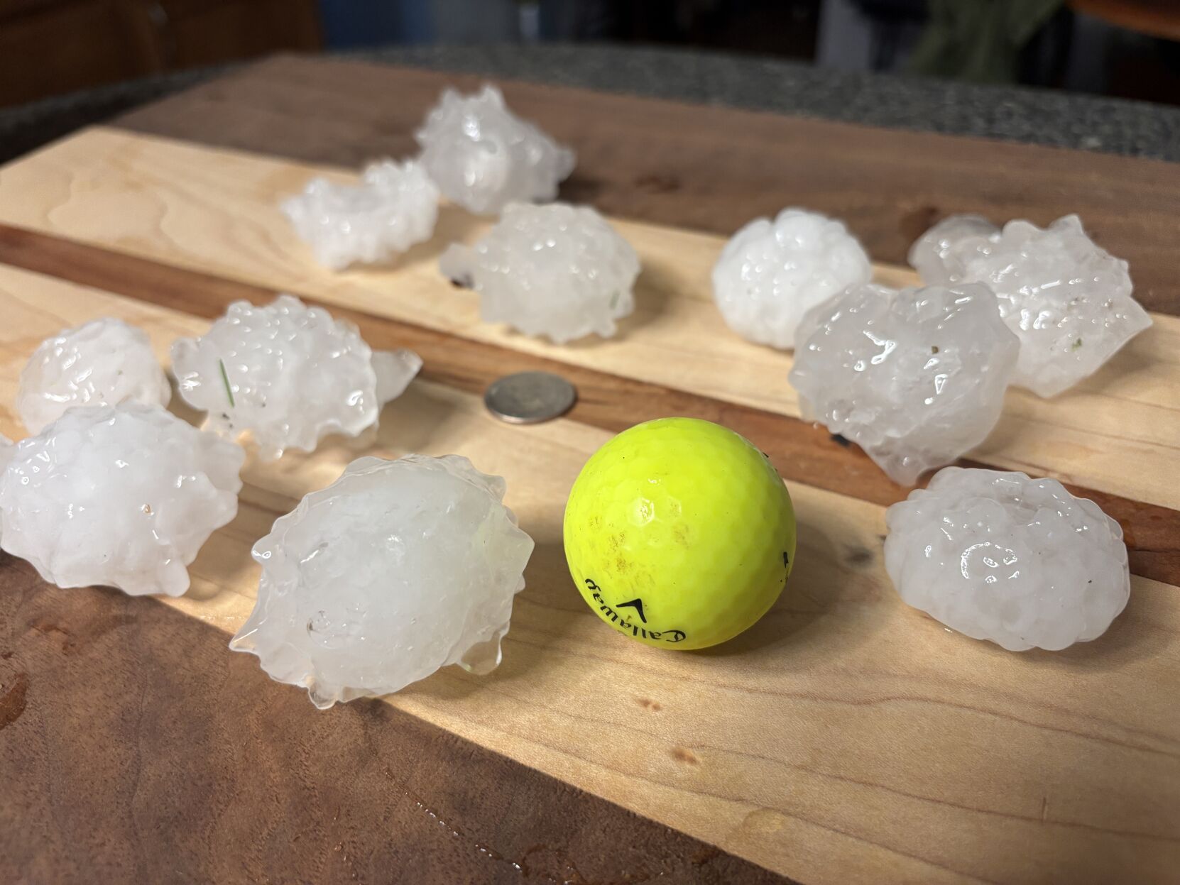 Baseball-size hail causes widespread damage in Madison area